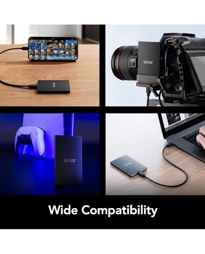 LEXAR SSD 2TB SL500 DISCO SÓLIDO PORTÁTIL